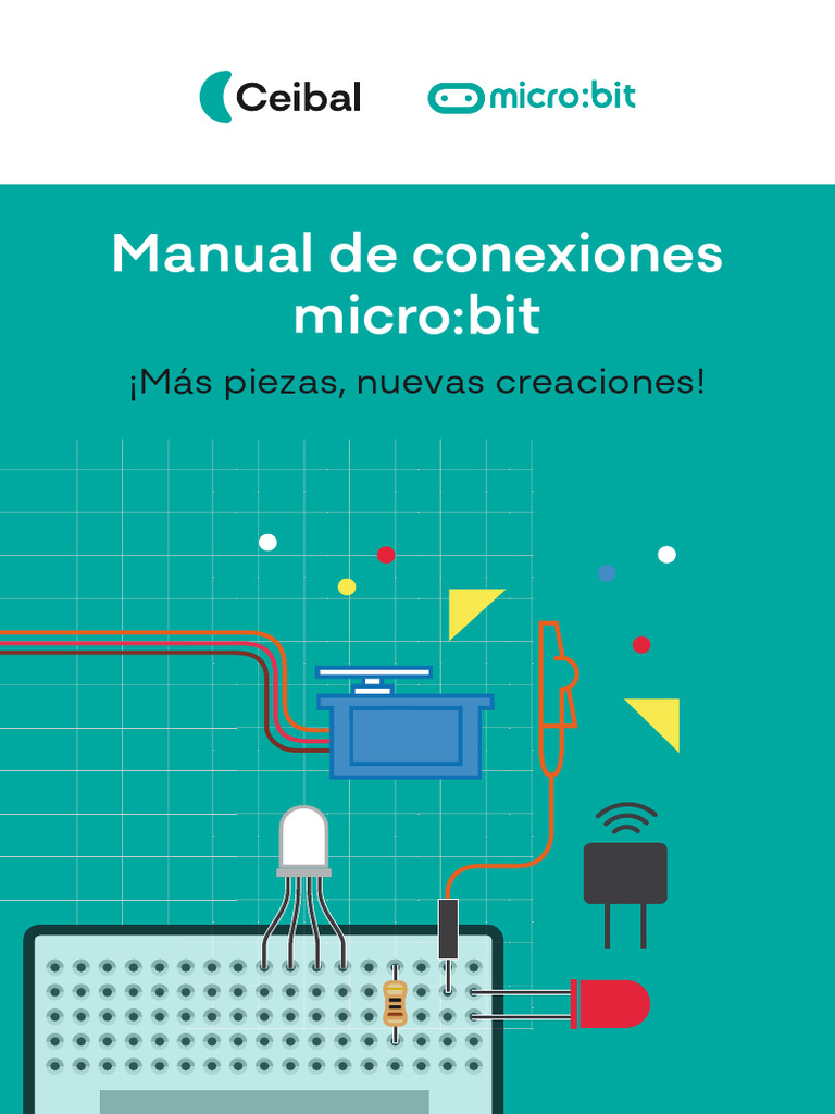 Microbit Manual de Conexiones | PDF | Corriente continua | Diodo emisor de luz