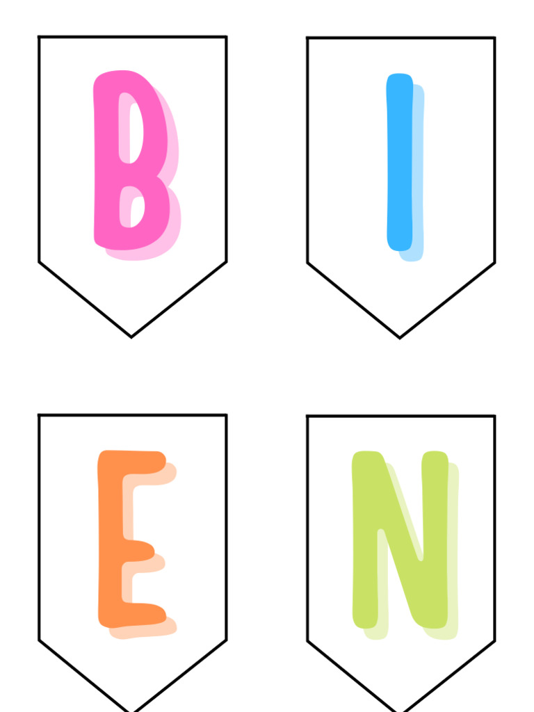 Banderines Bienvenidos | PDF