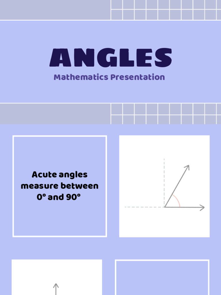 Angles Mathematics Presentation in Purple White Grid Style - 20250504 ...