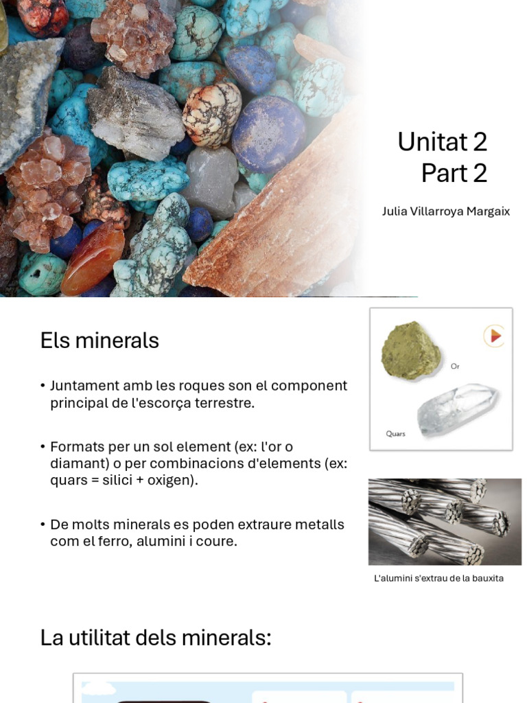 Unitat 2. Geosfera. Part 2 | PDF