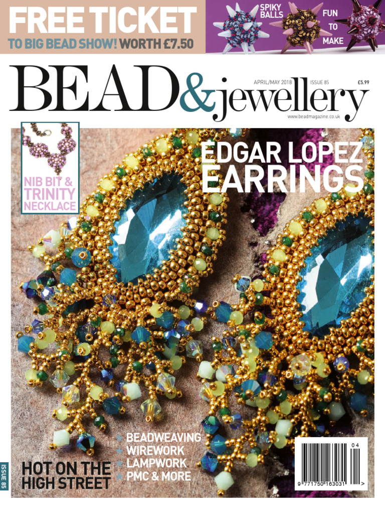 Bead & Jewellery - Issue 85 - April-May 2018 | PDF | Jewellery | Beadwork