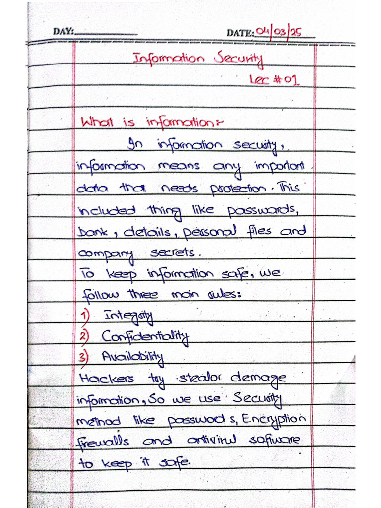 Information Security Pdf