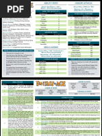 SWADE Combat Cheat Sheet | PDF | Grappling | Armour