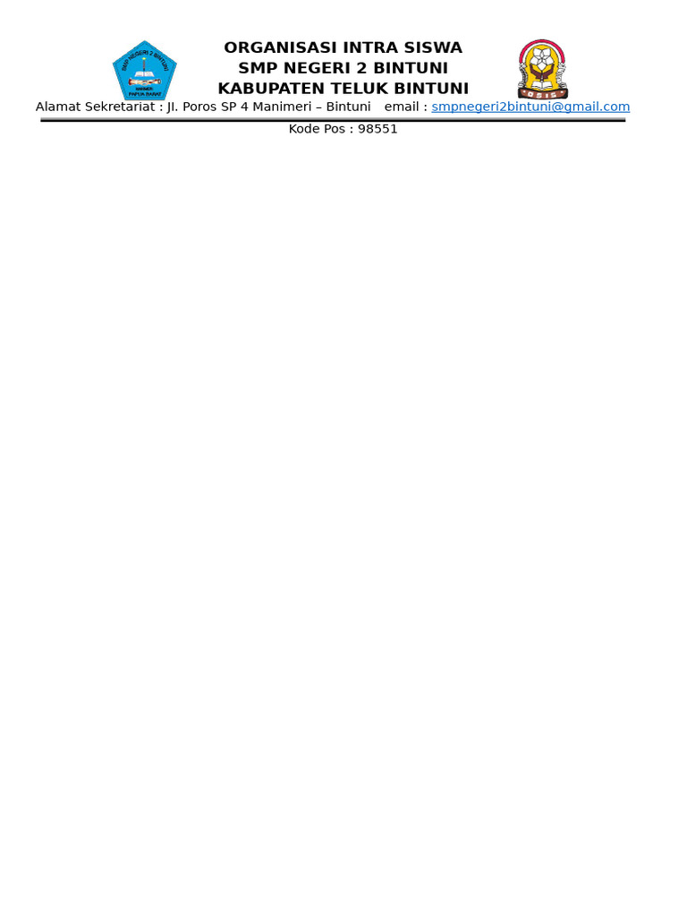 Surat Pemberitahuan PILKETOS 2025 | PDF