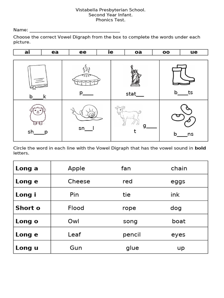 Phonics Worksheet | PDF