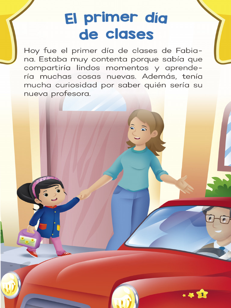 Primer día de clases de Fabiana | PDF