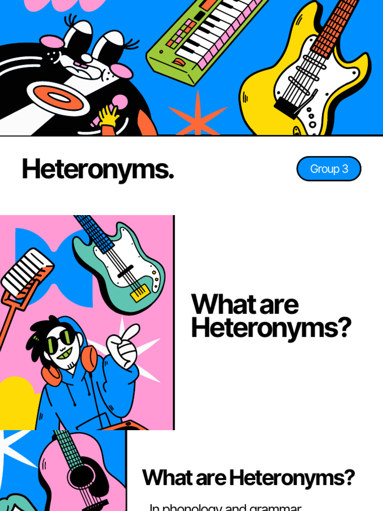 Understanding Heteronyms in English | PDF