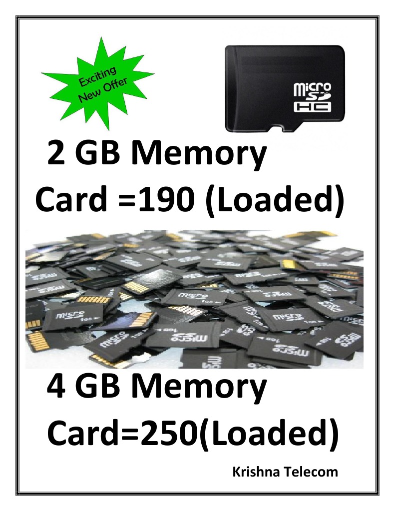 2 GB Memory Card | PDF