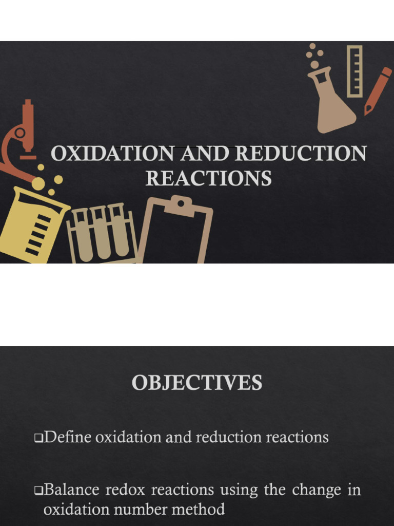 Q2 - Lesson 1 Redox Reactions | PDF