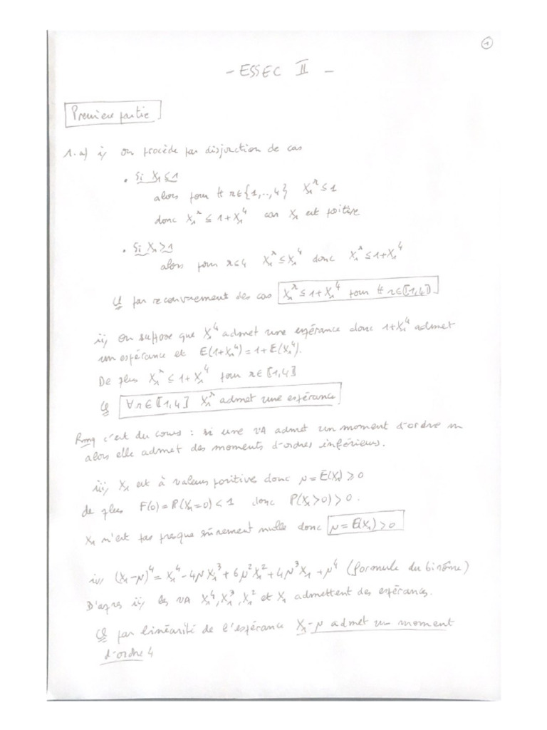 2021 Essec II Corr | PDF