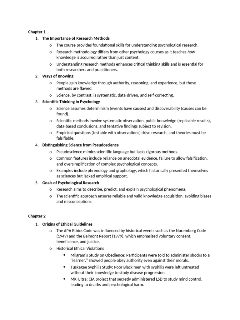 Goodwin & Goodwin - Chapter 1 - 4 Notes | PDF | Sampling (Statistics ...