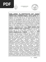 Poder Especial para Juicios Sucesion Modelo | PDF | Gobierno | Justicia