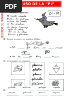 Actividades Adaptadas Con Pla Ple Pli Plo Plu | PDF