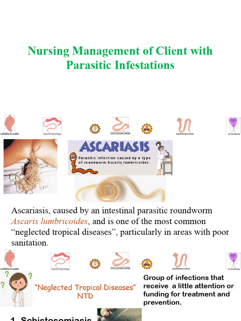 Copy of Unit IVD. Nursing Care of Client With Parasite Infestations ...