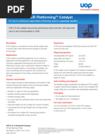 UOP CCR Platforming | PDF | Gasoline | Catalysis
