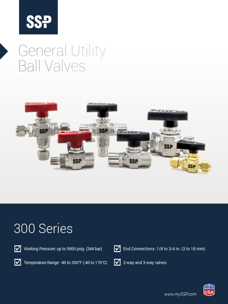 300 Series Catalog - 300PC-23A Ball Valves | PDF | Valve | Pipe (Fluid ...
