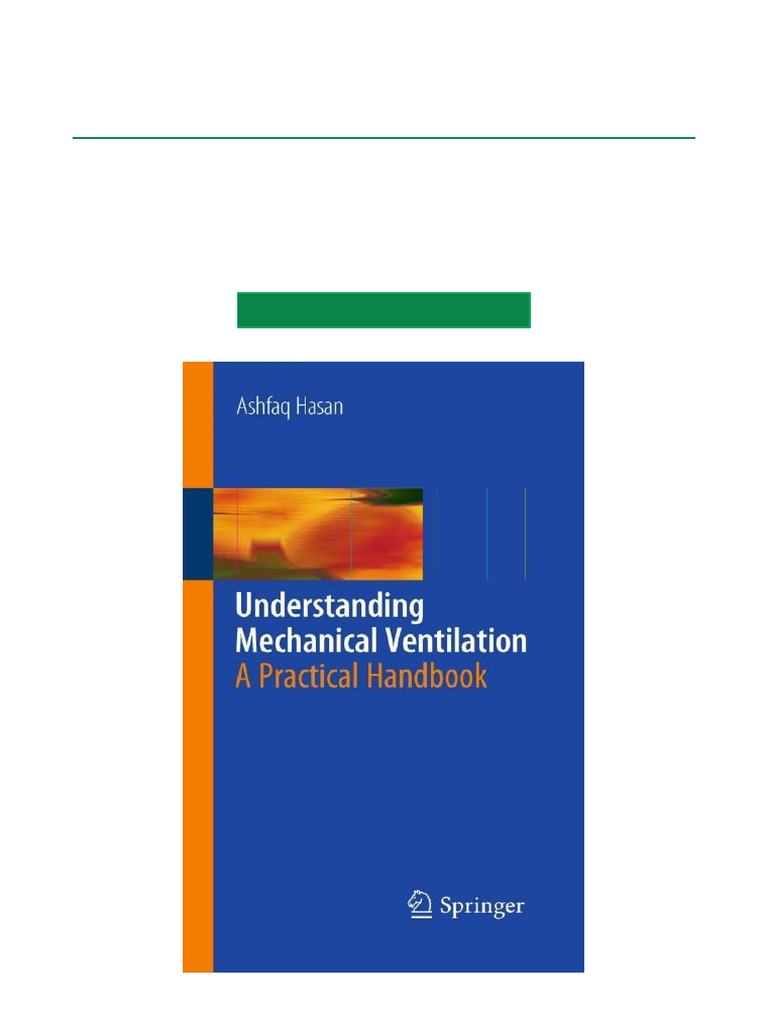 Understanding Mechanical Ventilation A Practical Handbook 2nd Edition Scribd Download | PDF ...