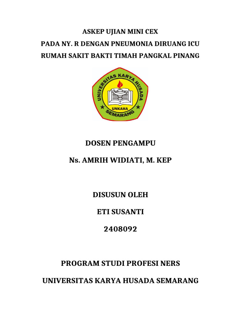 Terapi Nebulizer Lasalcom untuk Pneumonia | PDF