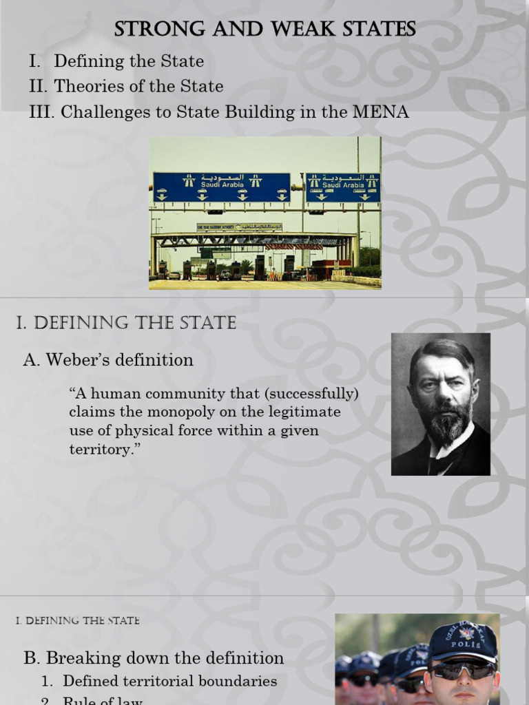 08-Strong and Weak States | PDF | State (Polity) | Political Science