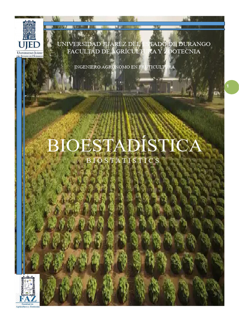 Bioestadistica Agricola | PDF | Suma | Muestreo (Estadísticas)