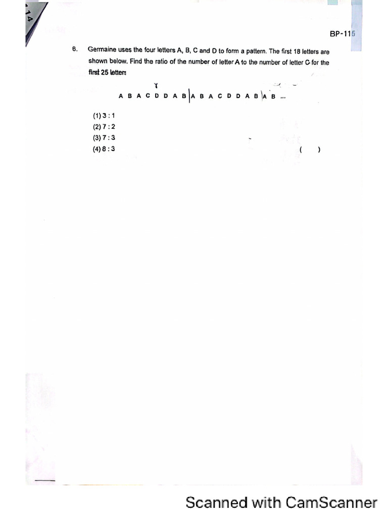SCGS WA1 2023 Math | PDF