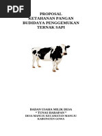 Contoh Proposal Bumdes Untuk Ketahanan Pangan | PDF