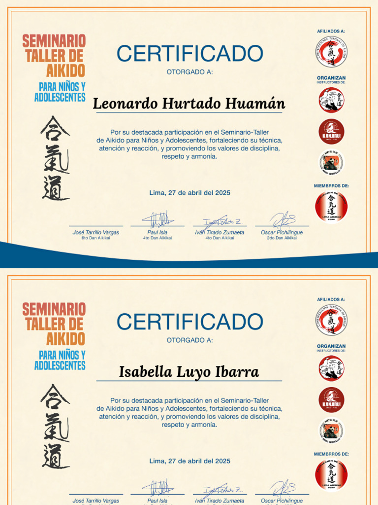 Certificado Diploma Premio de Reconocimiento Vintage Beige y Dorado | PDF