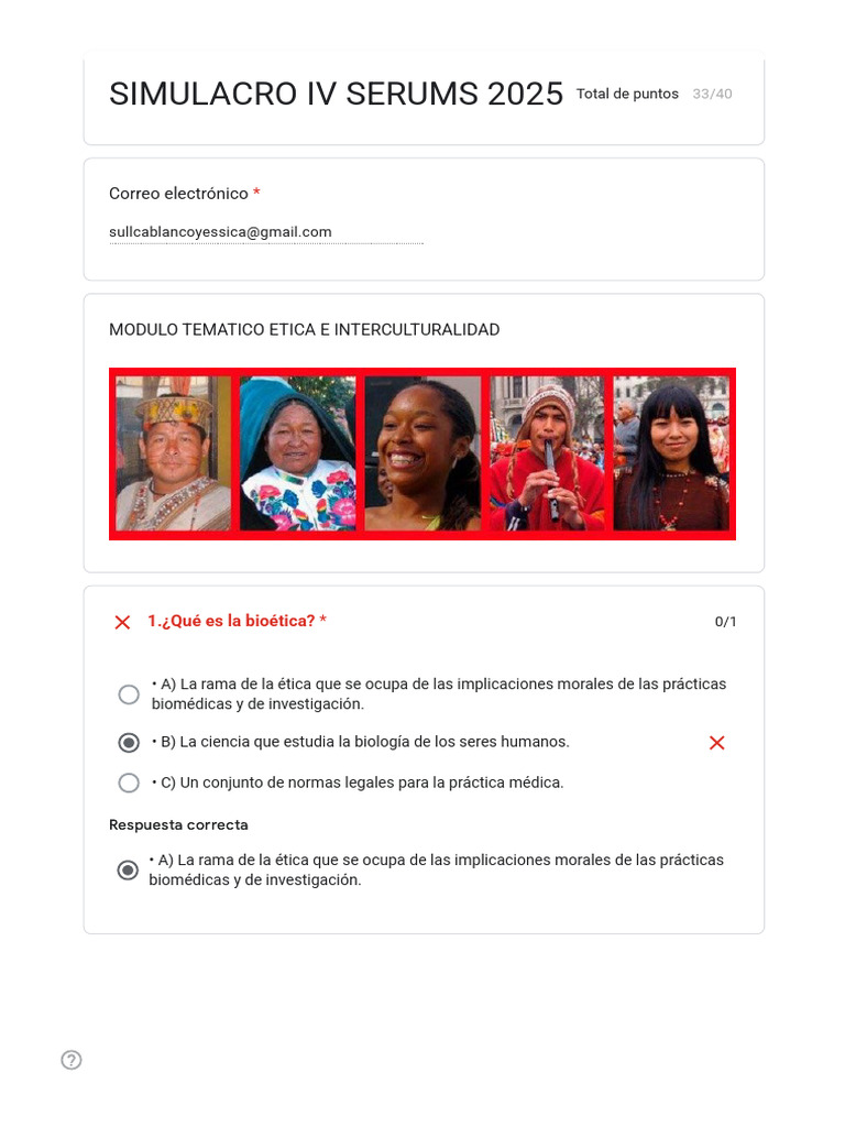 SIMULACRO IV SERUMS 2025 | PDF | Consentimiento informado | Bioética