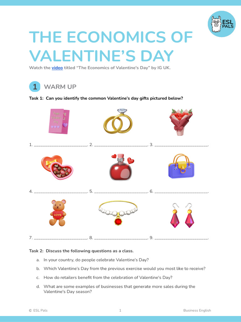 (SV) Economics of Valentine's Day | PDF | Valentine's Day | Brand