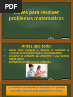 Palabras Clave para La Resolución de Problemas Matemáticos | PDF ...