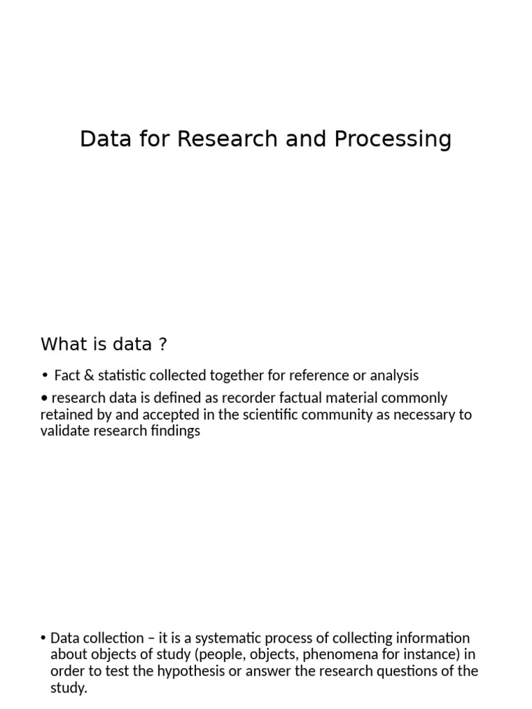 Data Collection For Research | PDF | Focus Group | Survey Methodology
