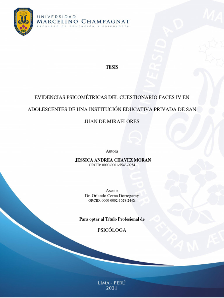 Cuestionario FACES IV | PDF | Validez (Estadísticas) | Sicología