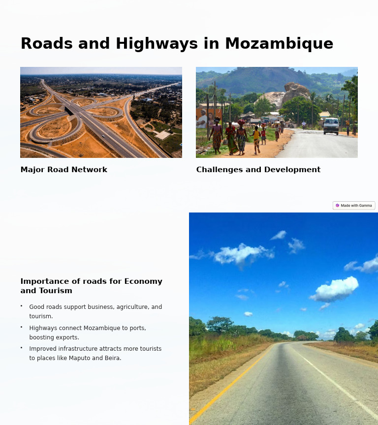 Roads and Highways in Mozambique | PDF