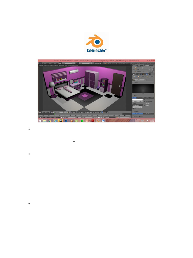 Pengenalan Tools Aplikasi Blender | PDF