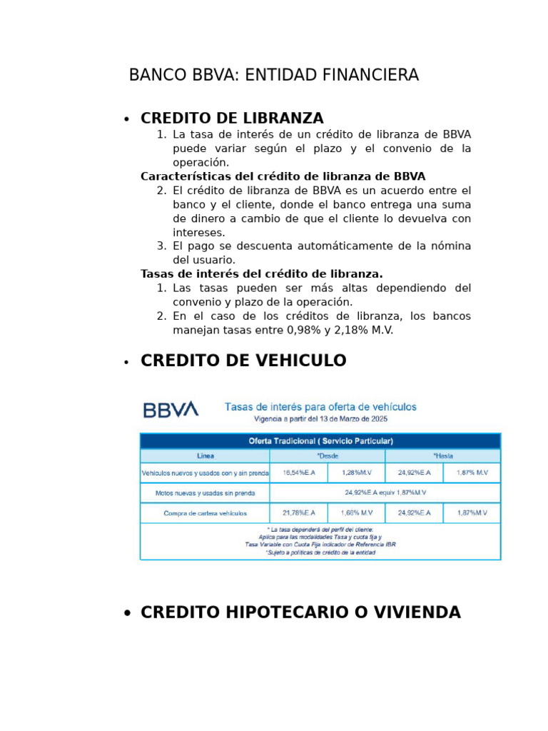 Banco Bbva | PDF