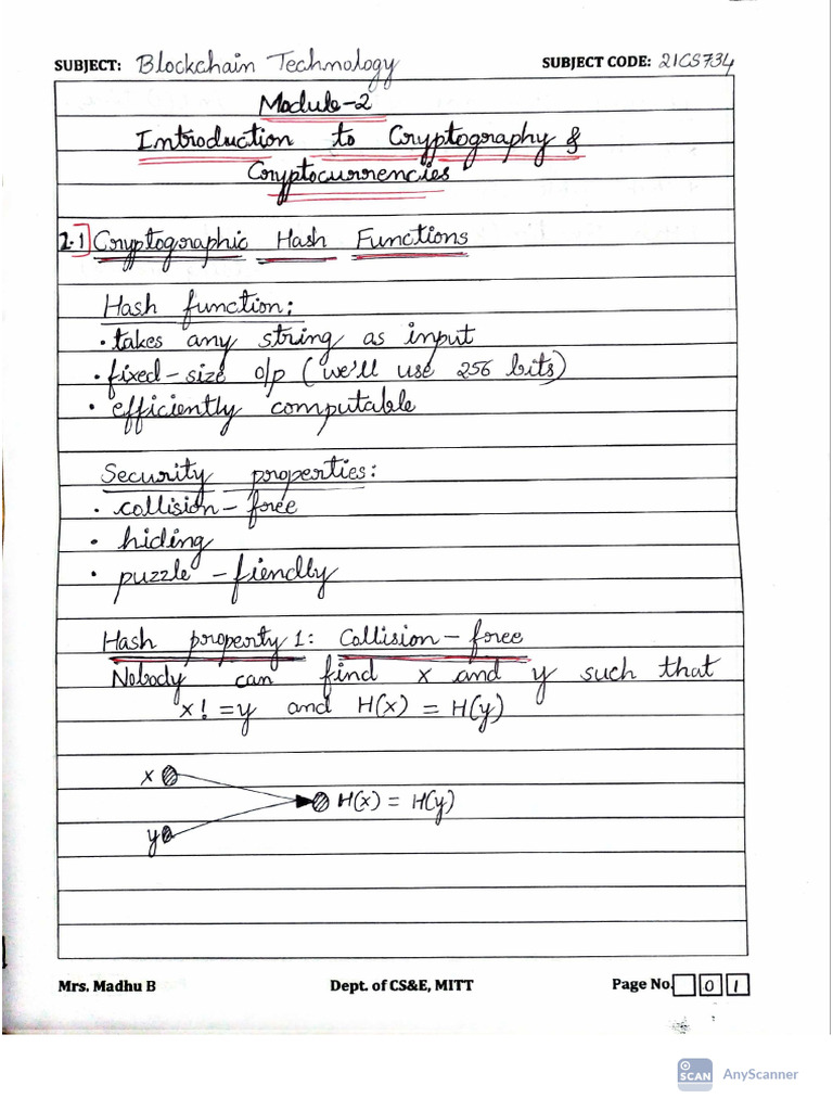 Blockchain Module2 Notes | PDF