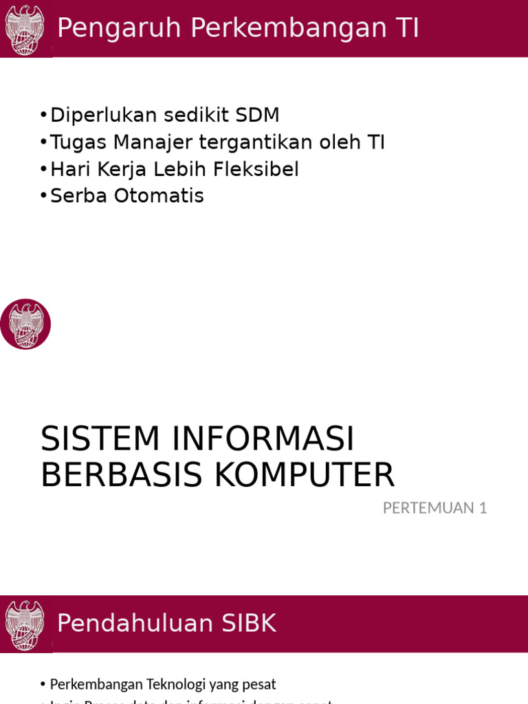 Pertemuan 1 - 2-Sistem Informasi Komputer | PDF