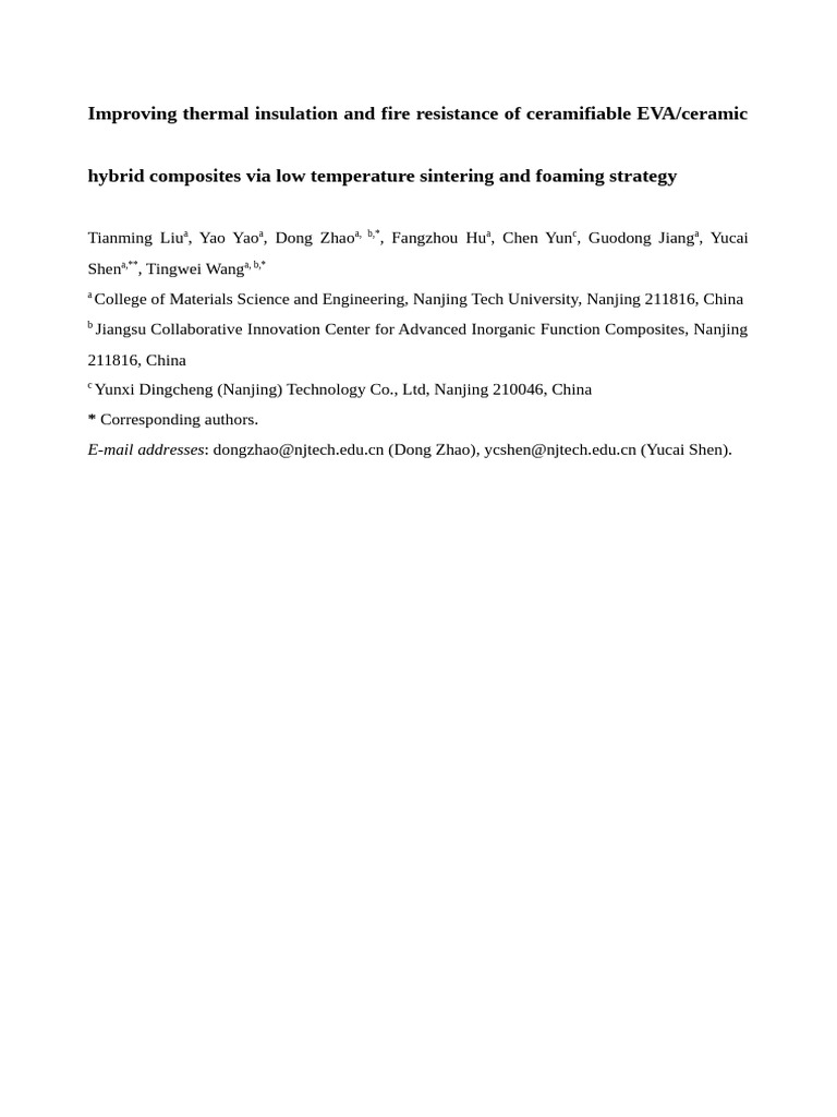 1 s2.0 S0272884223038245 mmc1 | PDF | Ceramics | Composite Material