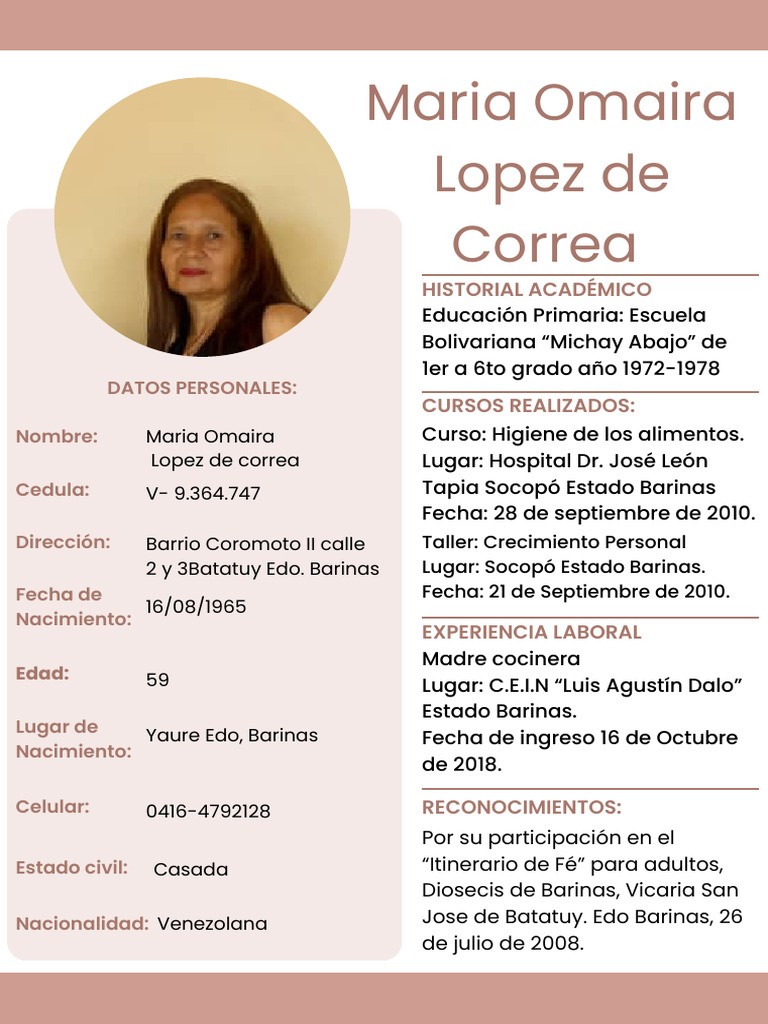 Omaira Lopez Curriculo | PDF