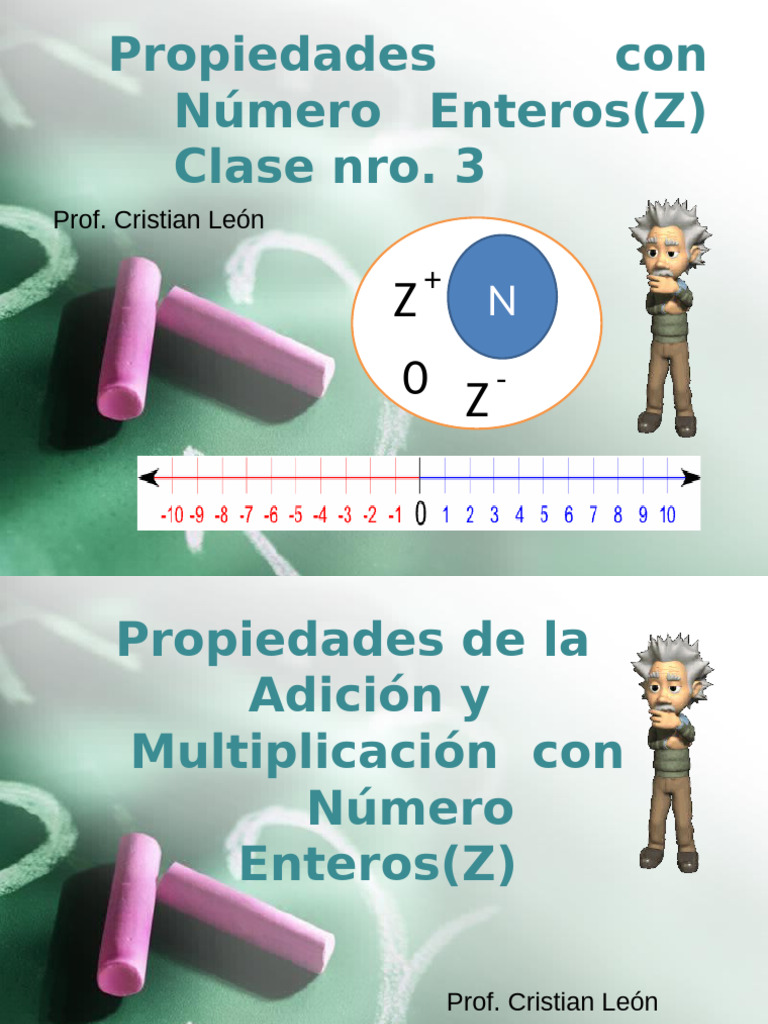Clase Nro 3 Propiedades Con Numeros Enteros | PDF