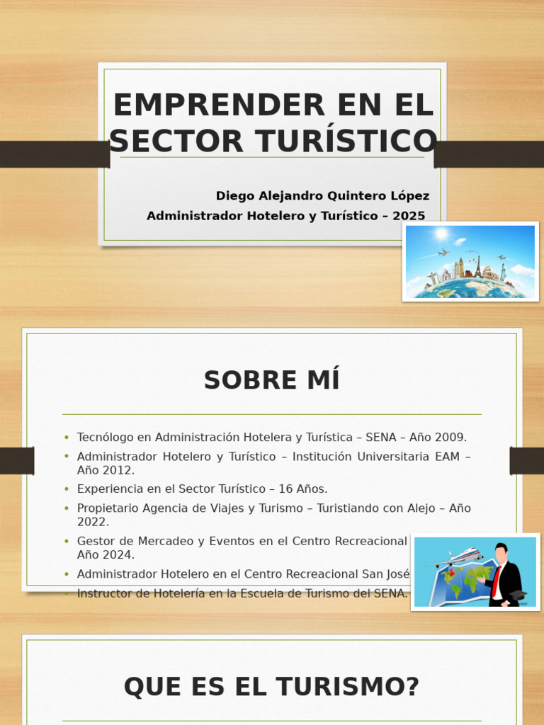 Emprender en El Sector Turístico | PDF | Turismo | Hotel