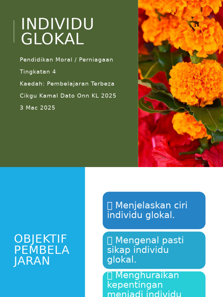 Individu Glokal 5 Saujana 3 Mac 2025 | PDF