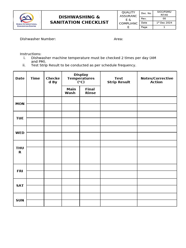 RF_40_DISHWASHING & SANITIZING CHEA_LISTi | PDF