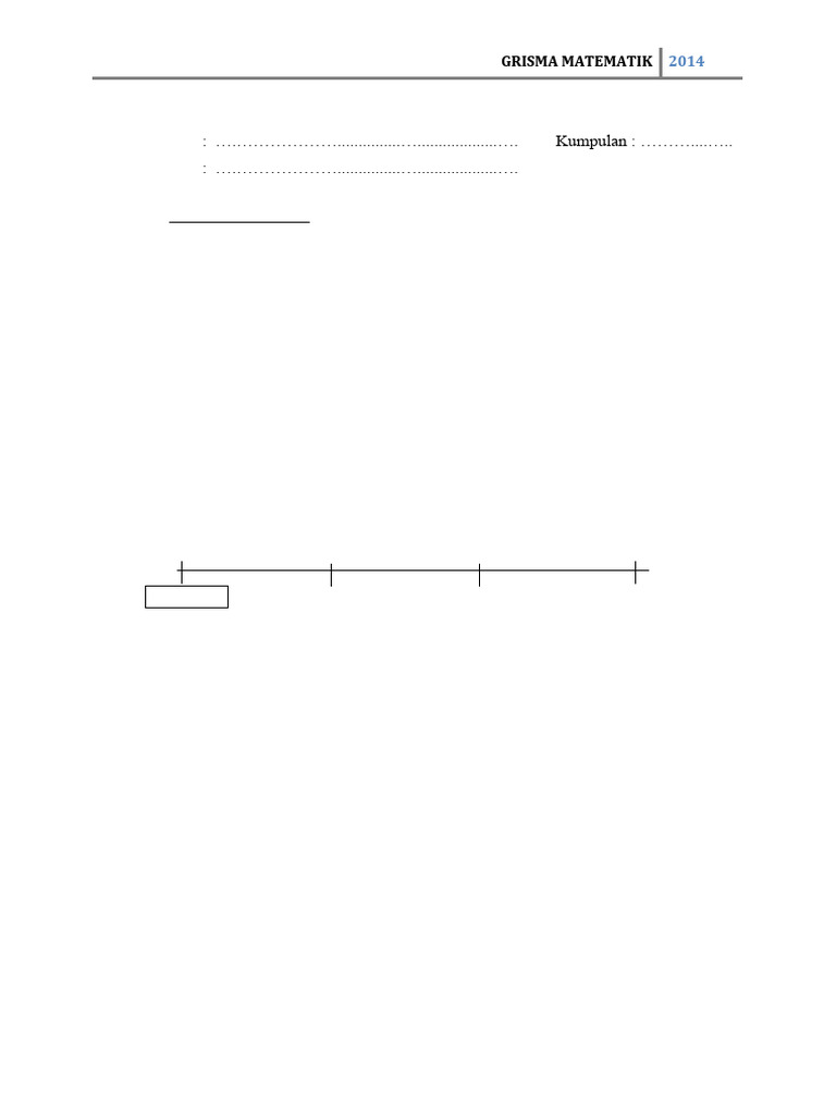 Modul Grisma Matematik Kertas 1 | PDF