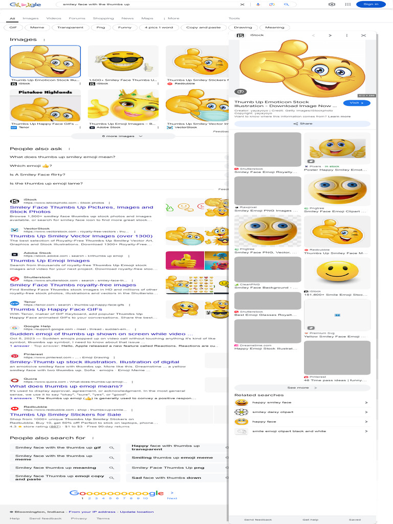 Smiley Face With The Thumbs Up - Google Search | PDF