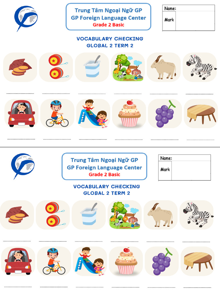 (GS2) Vocabulary Checking U9-12 | PDF