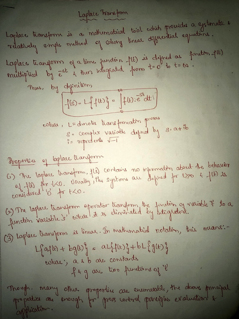 Laplace Transform 16 Sep 2022 | PDF | Functions And Mappings | Differential Equations