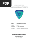 Alat Alat Fiber Optic Beserta Fungsinya | PDF