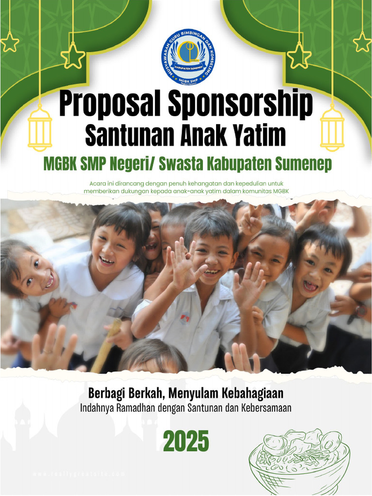Contoh Paket Sponsorship Santunan Yatim | PDF