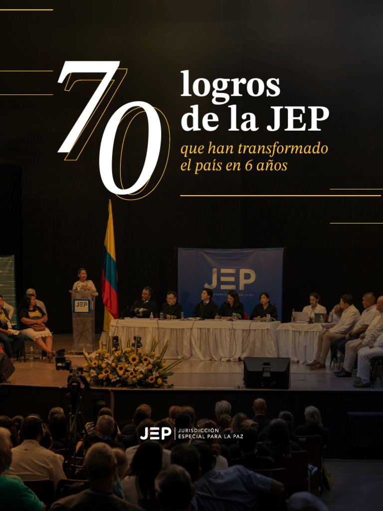 Los 70 Logros de La JEP VD | PDF | Ley Pública | Violencia